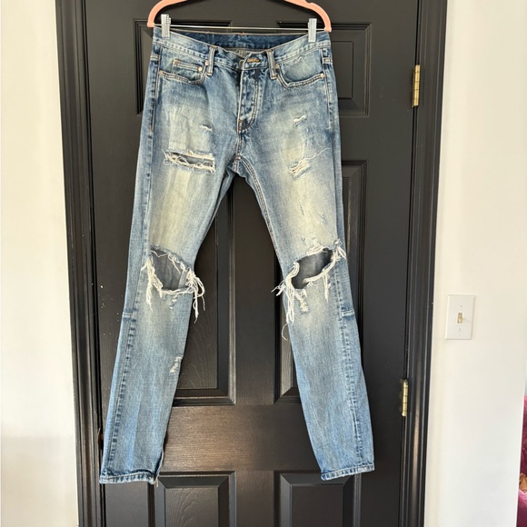 MNML | Jeans | Mnml Distressed Ripped Jeans | Poshmark